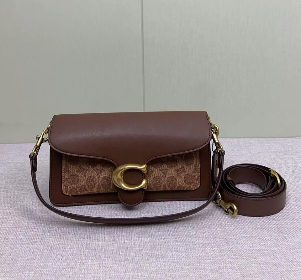 COACH Tabby 26 Shoulder Bag Signature Maple C1032 Outlet New | eBay