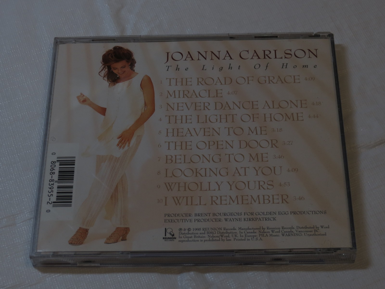 The Light of Home by Joanna Carlson CD Sep-1995 Reunion Records I Will ...