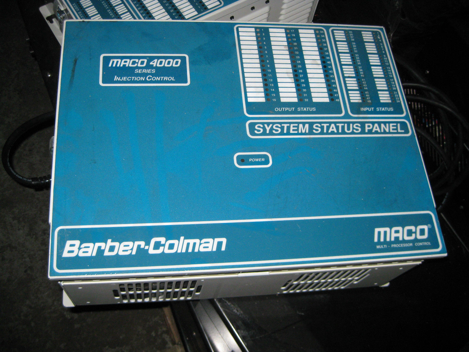 Barber Colman Maco 4000 Injection Control Chassis Model 40BA-200AC-C0A ...