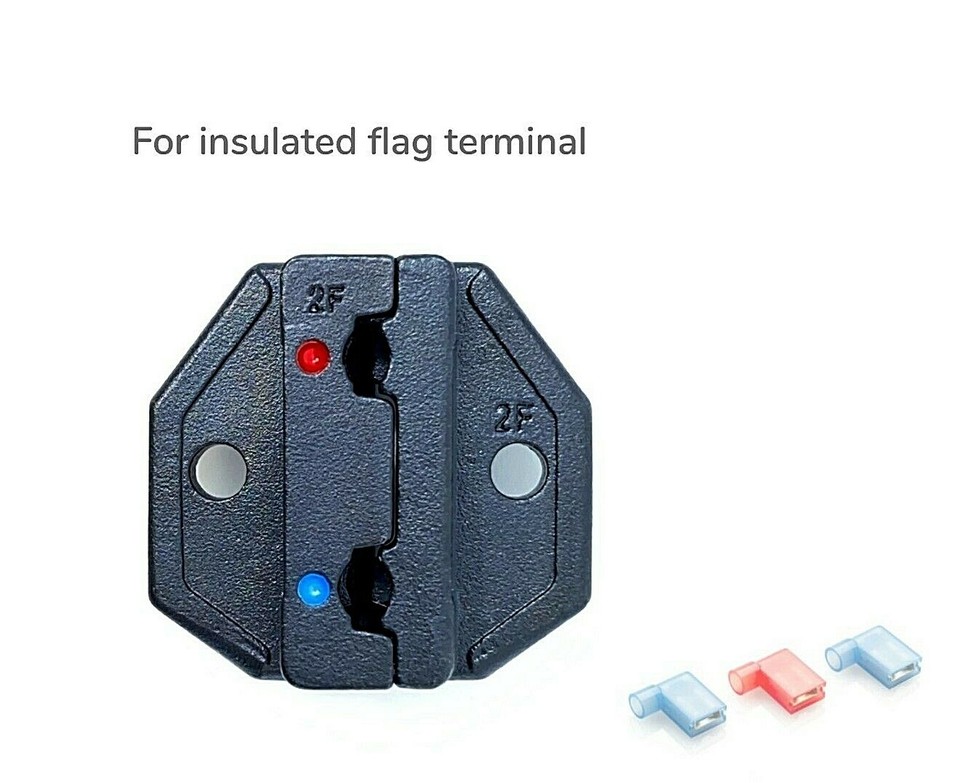Interchangeable Crimp Tool Die 2F Insulated Flag Terminal Klein VDV200 ...