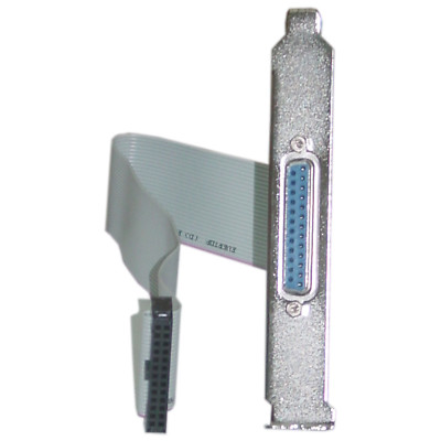 Motherboard, Parallel Port Slot Cover Cable, IDC 26 to DB25 Female WS25 ...