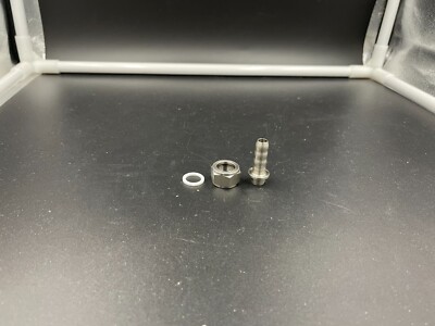 Stainless Steel fuel line connector kit (Karcoma petcock straight) | eBay