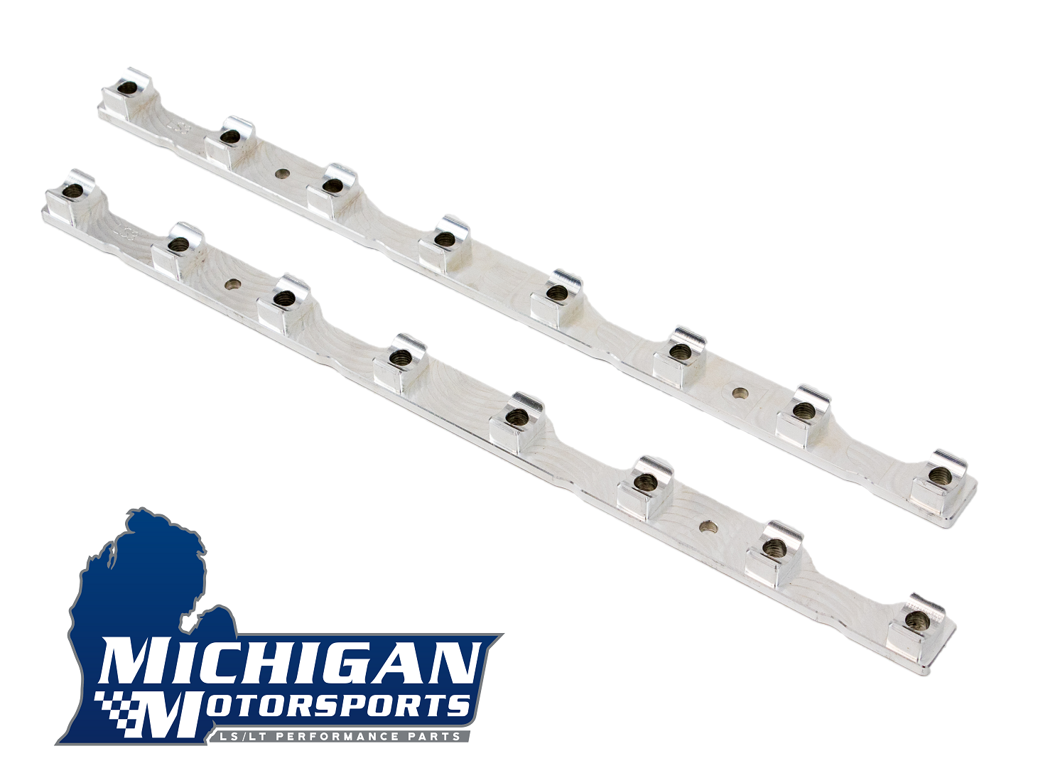 Michigan Motorsports Billet LS3 Rectangle Port Rocker Stands Replaces ...