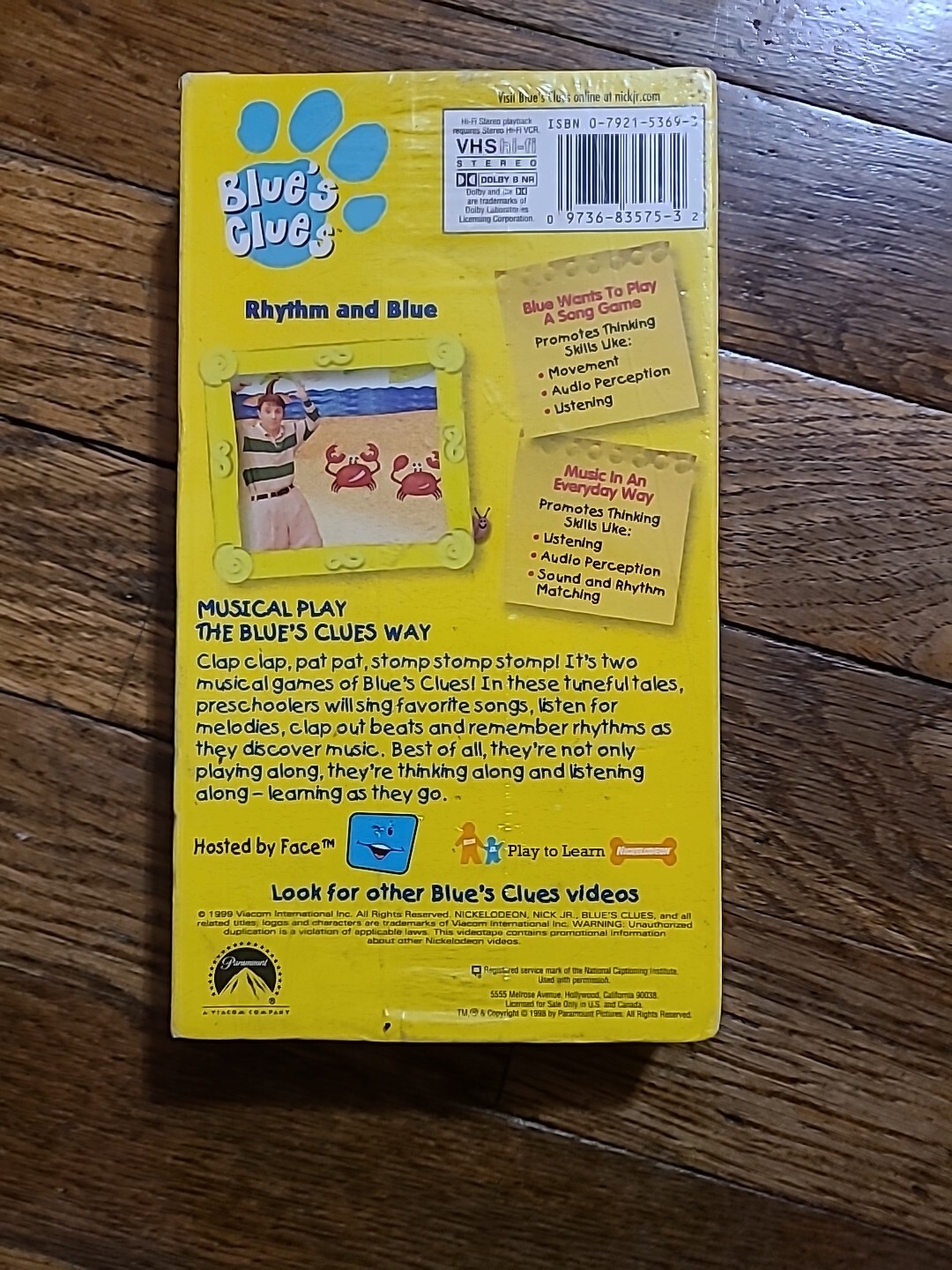 Blues Clues - Rhythm and Blue (VHS, 1999) for sale online | eBay