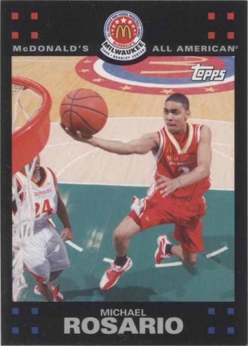 2008 Topps McDonald's All-American Game - Michael Rosario #MR Action ...