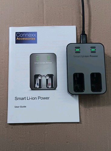 Connexx Smart Li-Ion Power Inductive Hearing Aid Charger w/ Cord ...