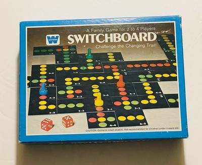 Vtg 1966 Whitman Switchboard Family Board Game Complete Game for 2–4 ...