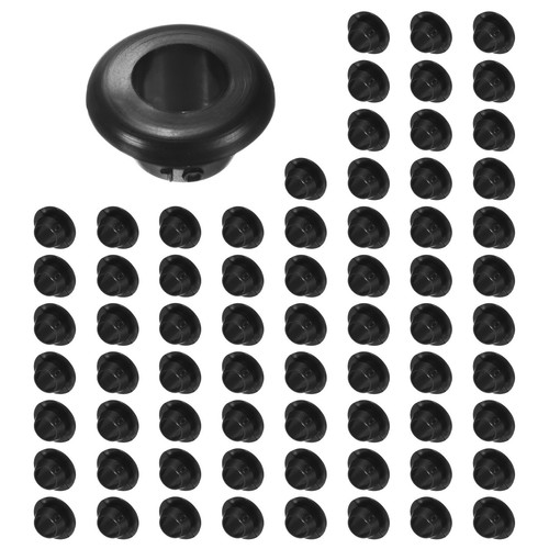70-Pack Cable Railing Rubber Grommets, 10mm Drill Hole 8mm ID Car ...