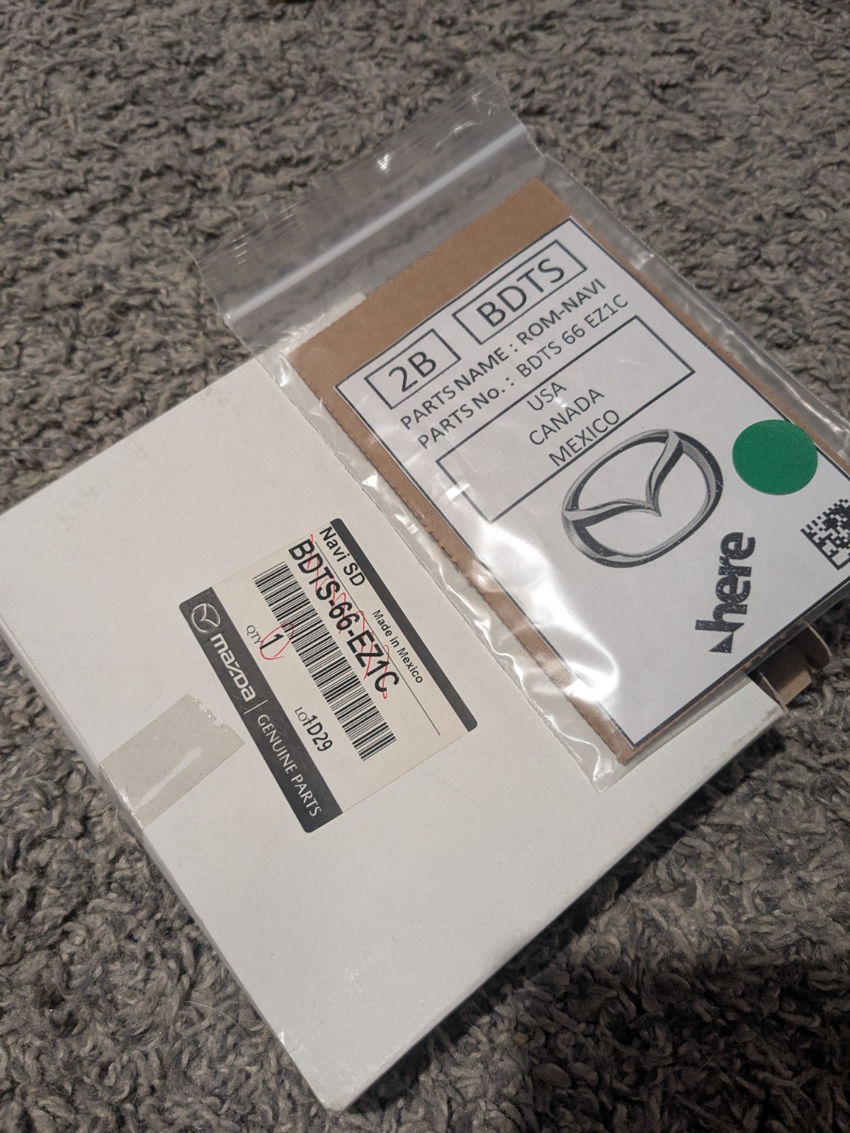 2021 Mazda 3 Mazda3 CX-30 Navigation SD Card BDTS-66-EZ1C Genuine OEM ...