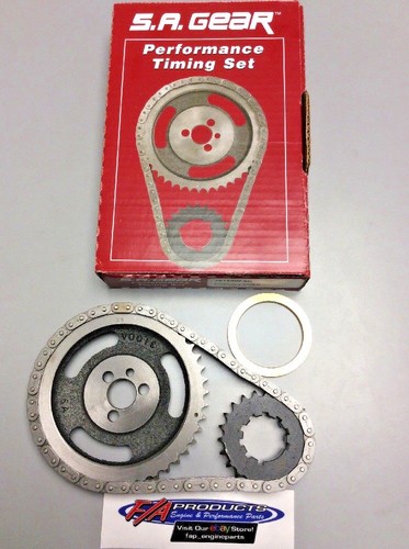 Small Block Chevy 283 350 Thrust Washer Roller Timing Set S.A. GEAR ...