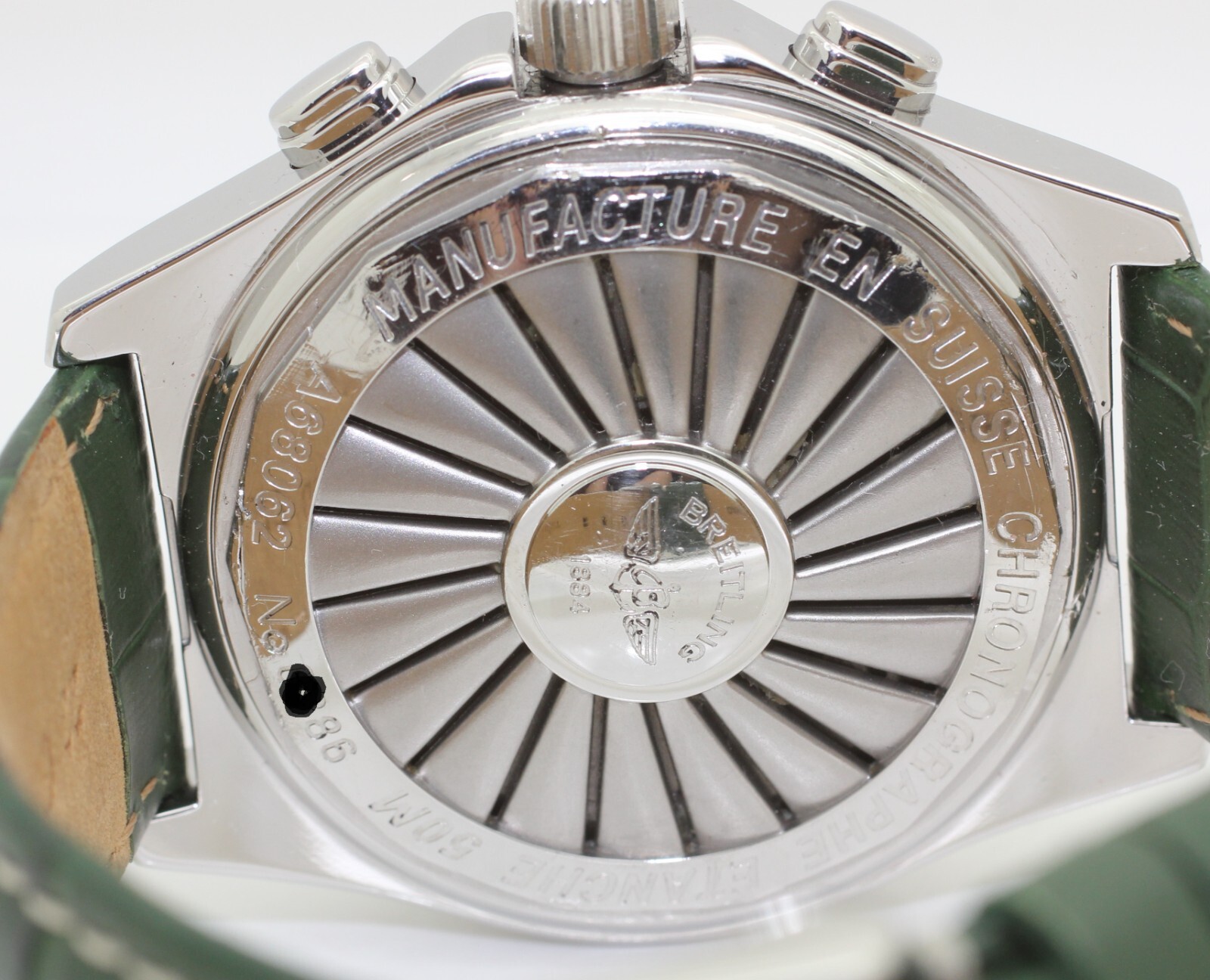 1999 Stainless Steel Breitling Professional B1 B-1 A68062 Blue Dial ...