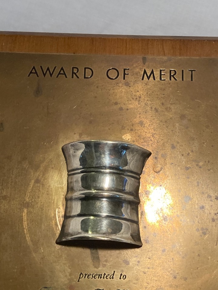 1955 Geritol Award plaque televised Ted Mack and the original amateur ...