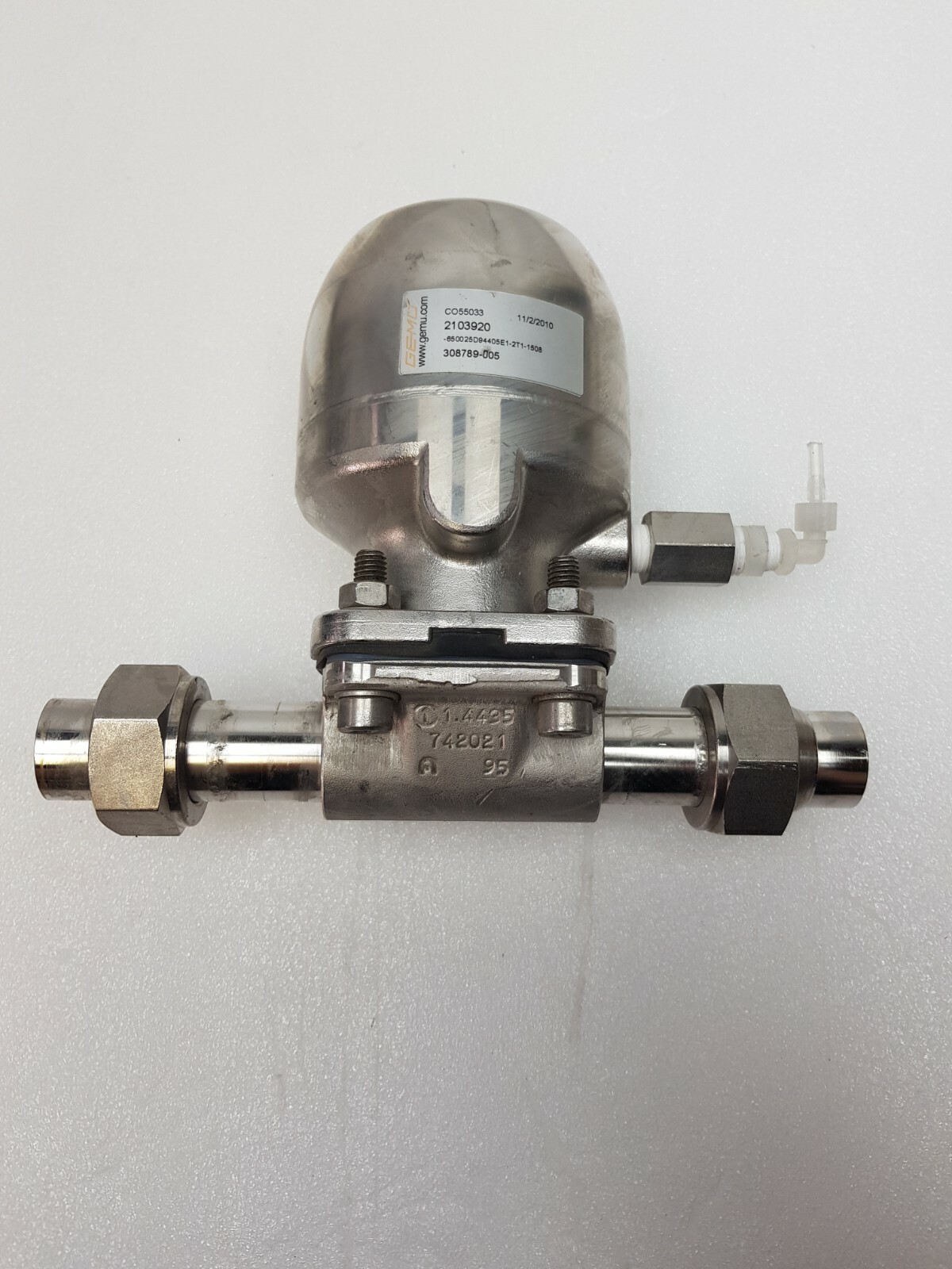 GEMU CO55033 2103920 STAINLESS STEEL CHECK VALVE 650025D94405E1-2T1 ...
