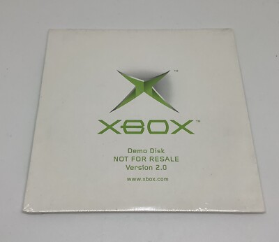 💿 RARE MICROSOFT XBOX OFFICIAL KIOSK DEMO DISC 2.0 FACTORY SEALED DISK ...