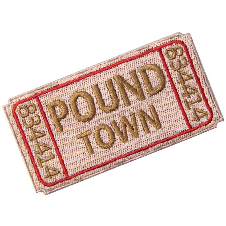 Embroidered Iron Sew On Patches transfers Badges appliques Ticket to ...