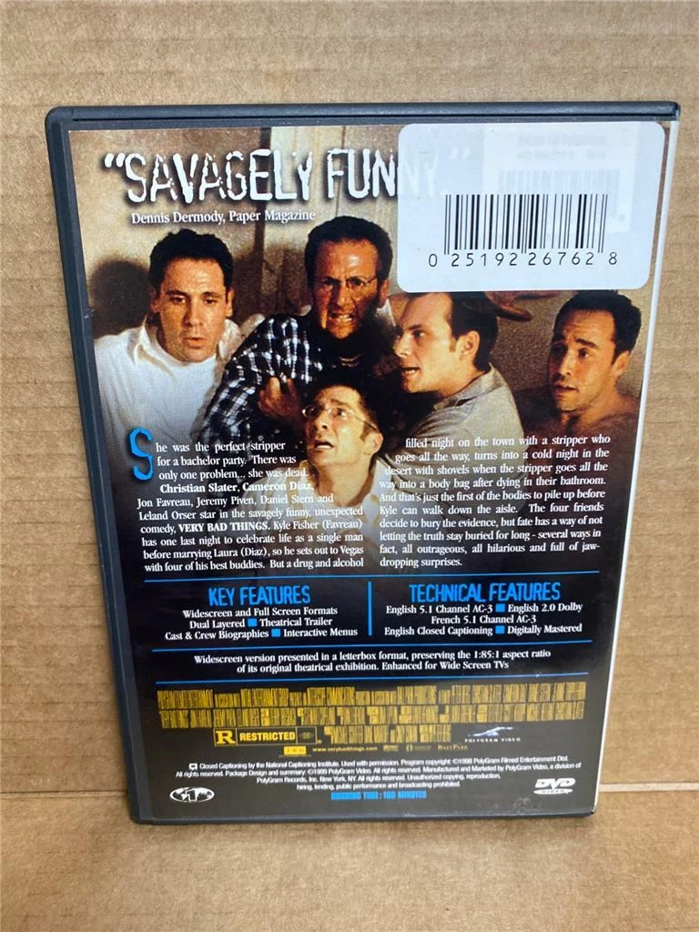 Very Bad Things Cast