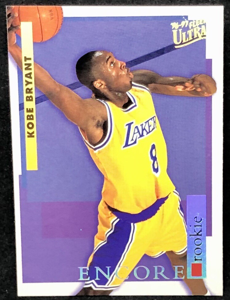 1996-97 Fleer ULTRA Kobe Bryant Rookie Card #266 RC RIP Mamba Super ...