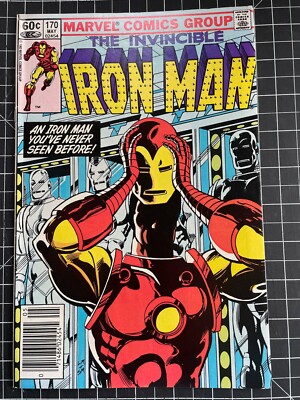 MARVEL IRON MAN #170 1ST RHODEY AS IRON MAN | eBay