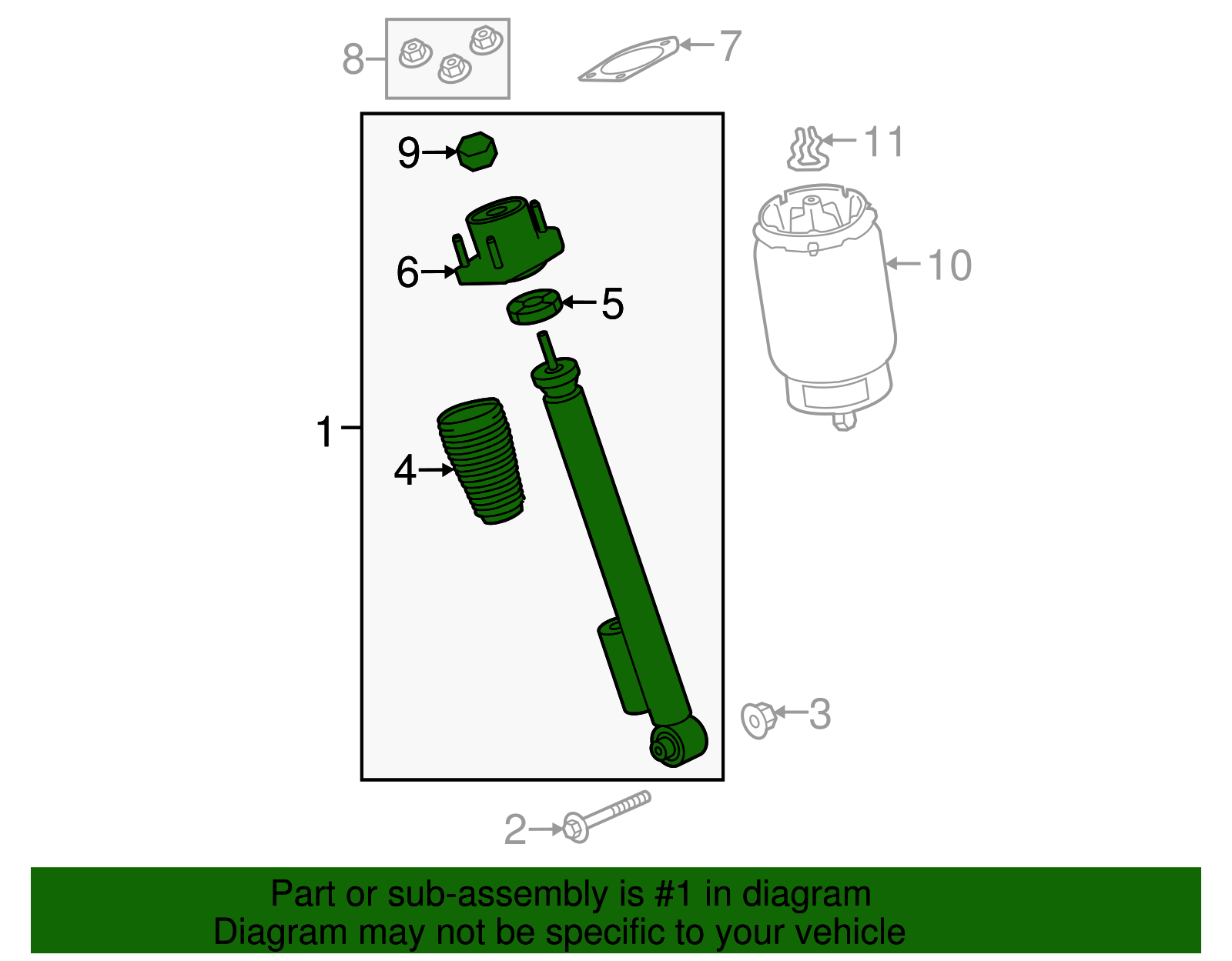 LR045270+Shock+Absorber+%28land+Rover%29 for sale online | eBay