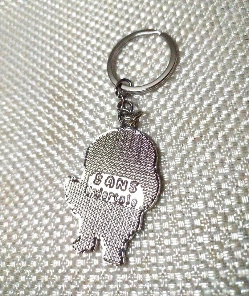 Undertale Sans Charm Collectible Keychain Mint Condition Rare | eBay