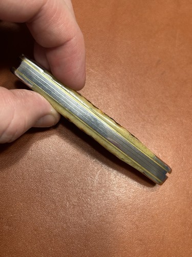 Case 6347 Medium Stockman Amber Bone | eBay