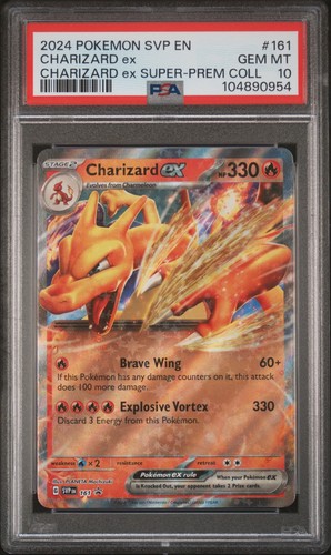 2024 POKEMON SVP EN-SV BLACK STAR PROMO #161 CHARIZARD EX PSA 10 | eBay