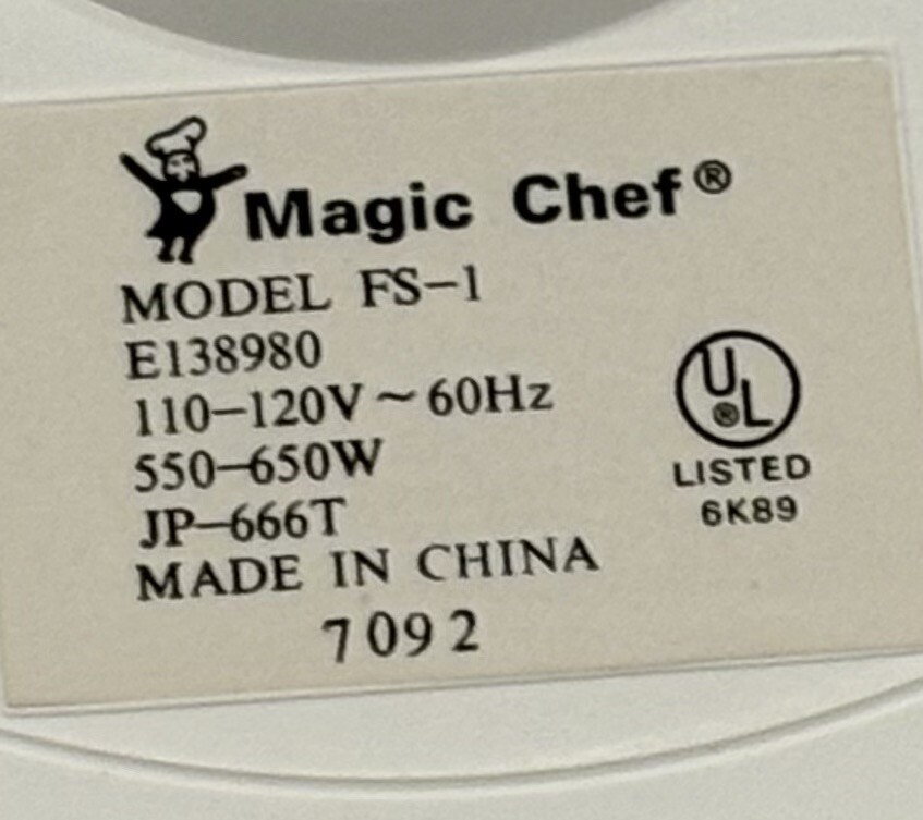 MAGIC CHEF THE FOOD STEAMER MODEL FS-1 CLEAR LID | eBay