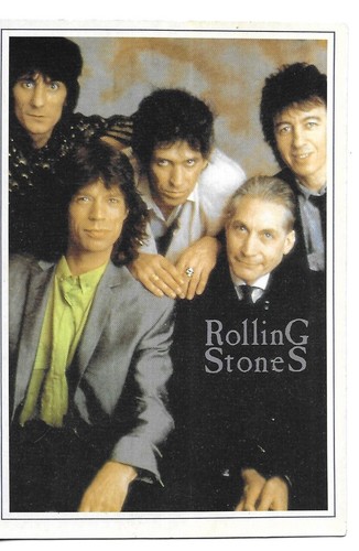 RARE / CARTE POSTALE - THE ROLLING STONES / POSTCARD CARTOLINA KEITH ...