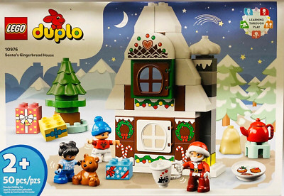 LEGO DUPLO Town Santa's Gingerbread House 10976 Building Kit 50 Pieces ...