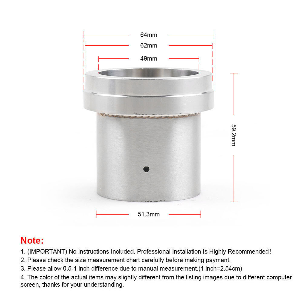 4Pcs 62mm Bearing Buddies MARINE STAINLESS STEEL Wheel Bearing ...