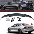 Universal V-STYLE Rear Trunk Wing Racing Spoiler Lip Fit For Volvo S60 ...