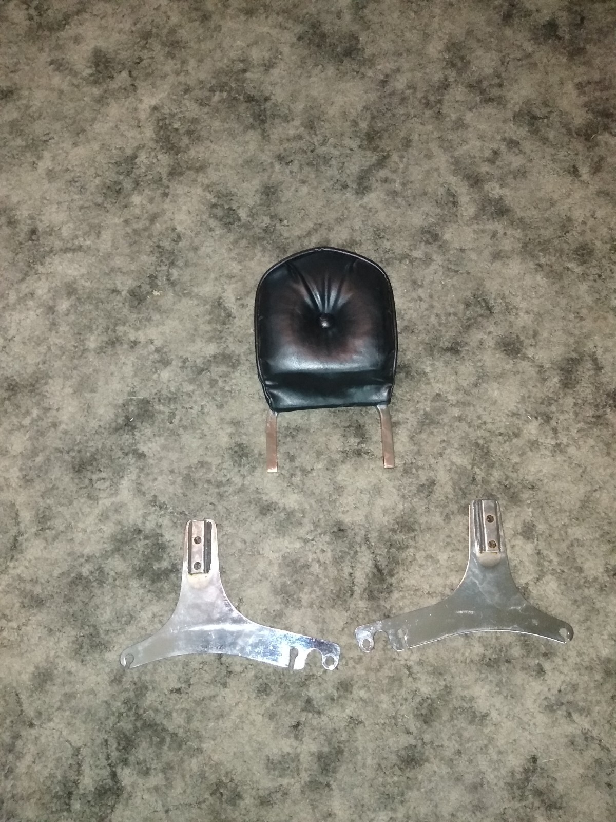 Harley vintage Sportster backrest with Harley eagle and est. 1903 and ...