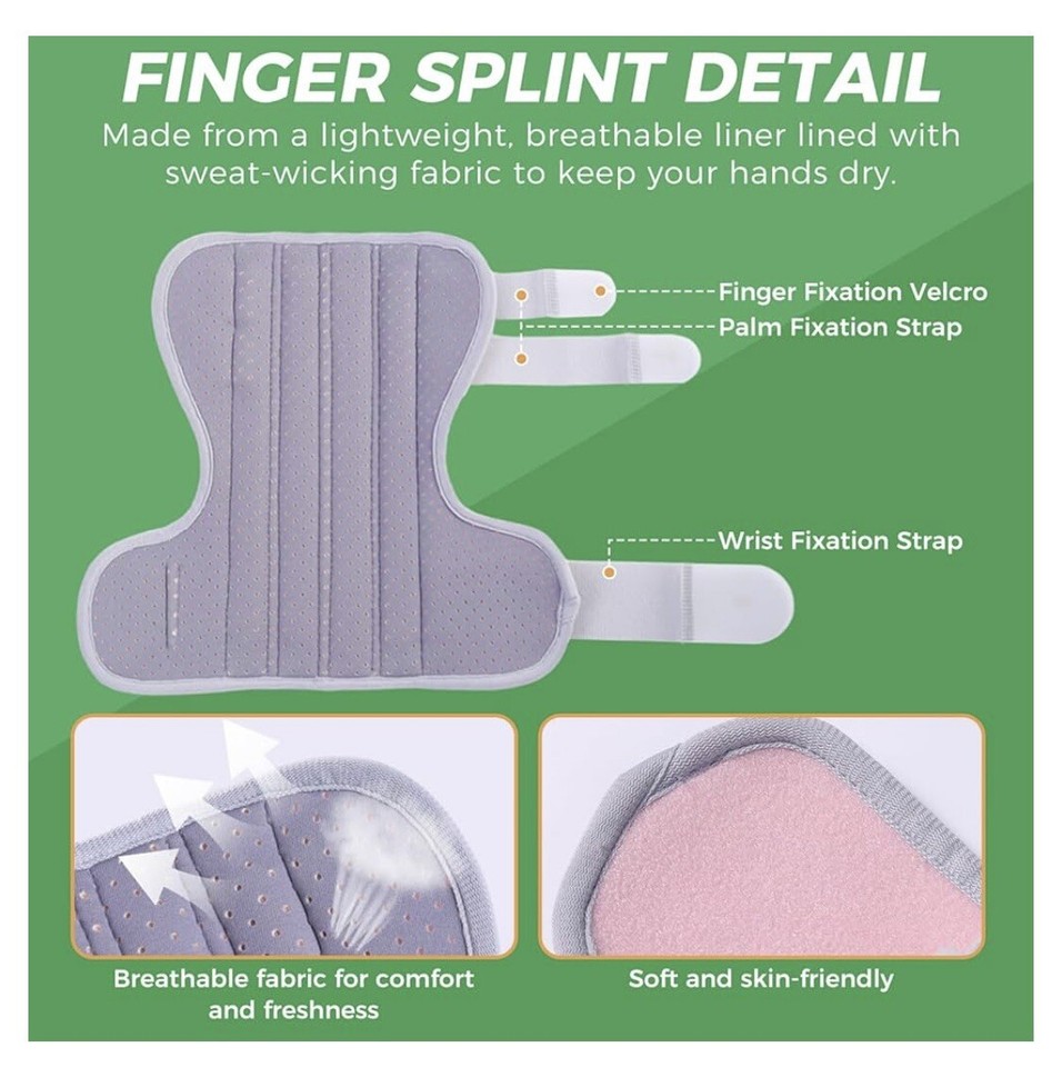 Trigger Finger Splint,Metacarpal Finger Splint Hand Brace,Multi Finger ...