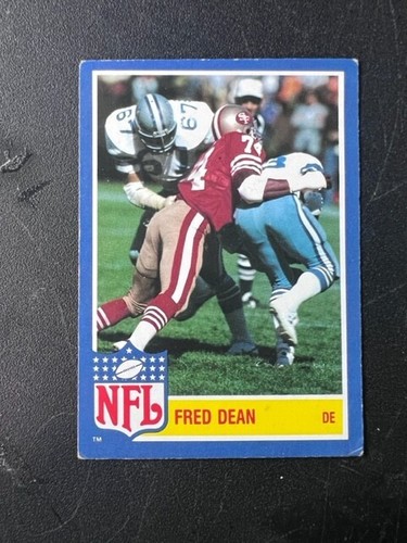 TOPPS 1984 NFL STAR SET FRED DEAN #10 | eBay