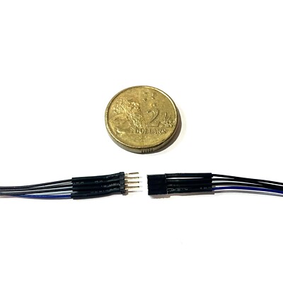 4 Pin Micro Connector/Plug for Model Railways Trains (N, TT, HO Scale ...