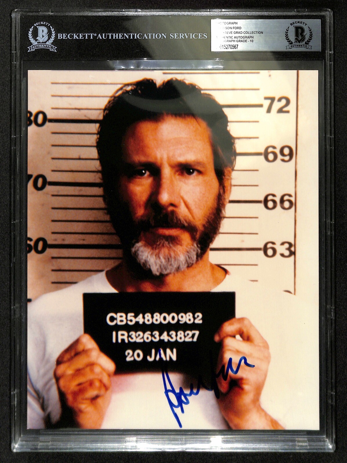 Harrison Ford Autographed Memorabilia | Signed Photo, Jersey ...