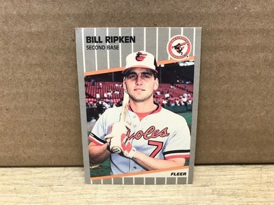 1989 Fleer Bill Ripken FF ERROR Card #616 Billy F*** Face Bat Orioles ...