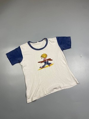 True Vintage 50s 60s Shirt Clown Child Art Antique Tee White Cotton ...