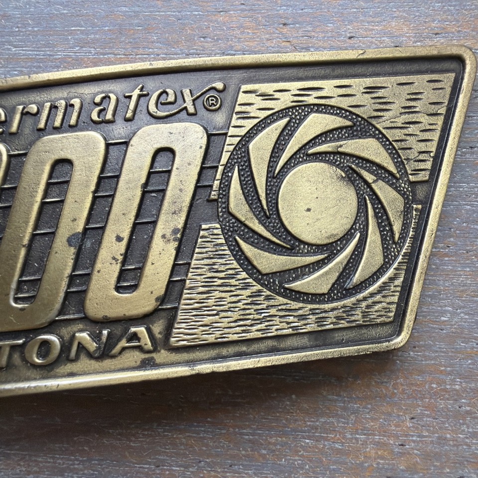 Vintage Belt Buckle Permatex Daytona 300 Limited Edition 1975 by Lewis ...