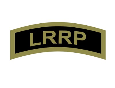LRRP Tab Car Vinyl Window Decal/Sticker Olive/Black | eBay