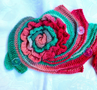 Flower neck wrap Women neck shawl Neck wrap Neck warmer scarf Elegant ...