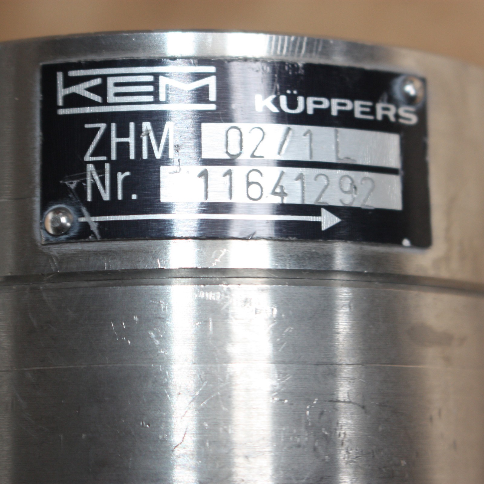 KEM KUPPERS ZHM 02/1L Nr. 11641292 Gear flow meters positive ...