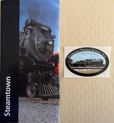 New STEAMTOWN NHS NATIONAL PARK SERVICE UNIGRID BROCHURE MAP & DECAL ...