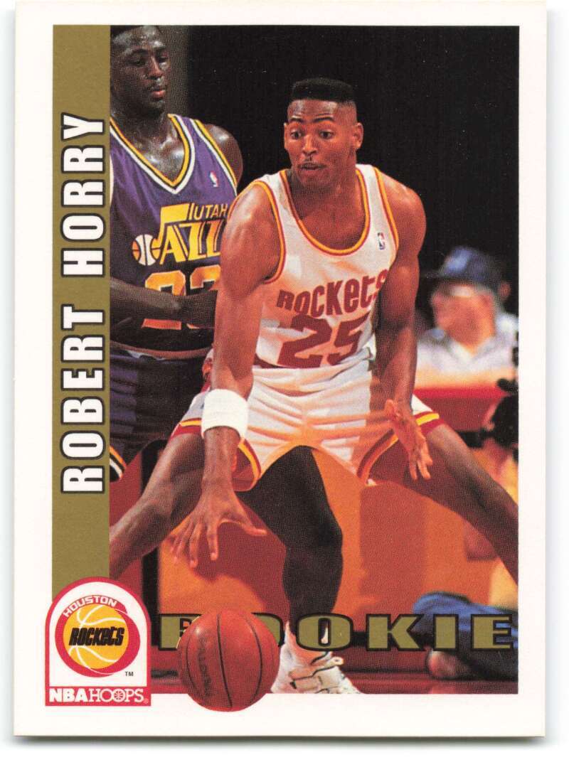 1992-93 Hoops #392 Robert Horry RC Rookie Houston Rockets Basketball ...