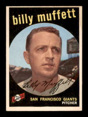 1959 Topps #241 Billy Muffett VG/VGEX Giants UER 556518 | eBay