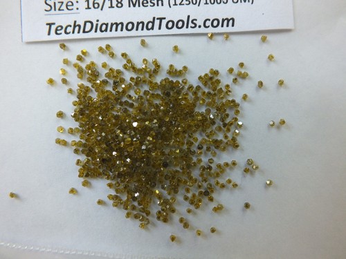 Diamond Powder 16/18 Mesh; Grit 1180 / 1000 Microns; Weight 50 Carats ...