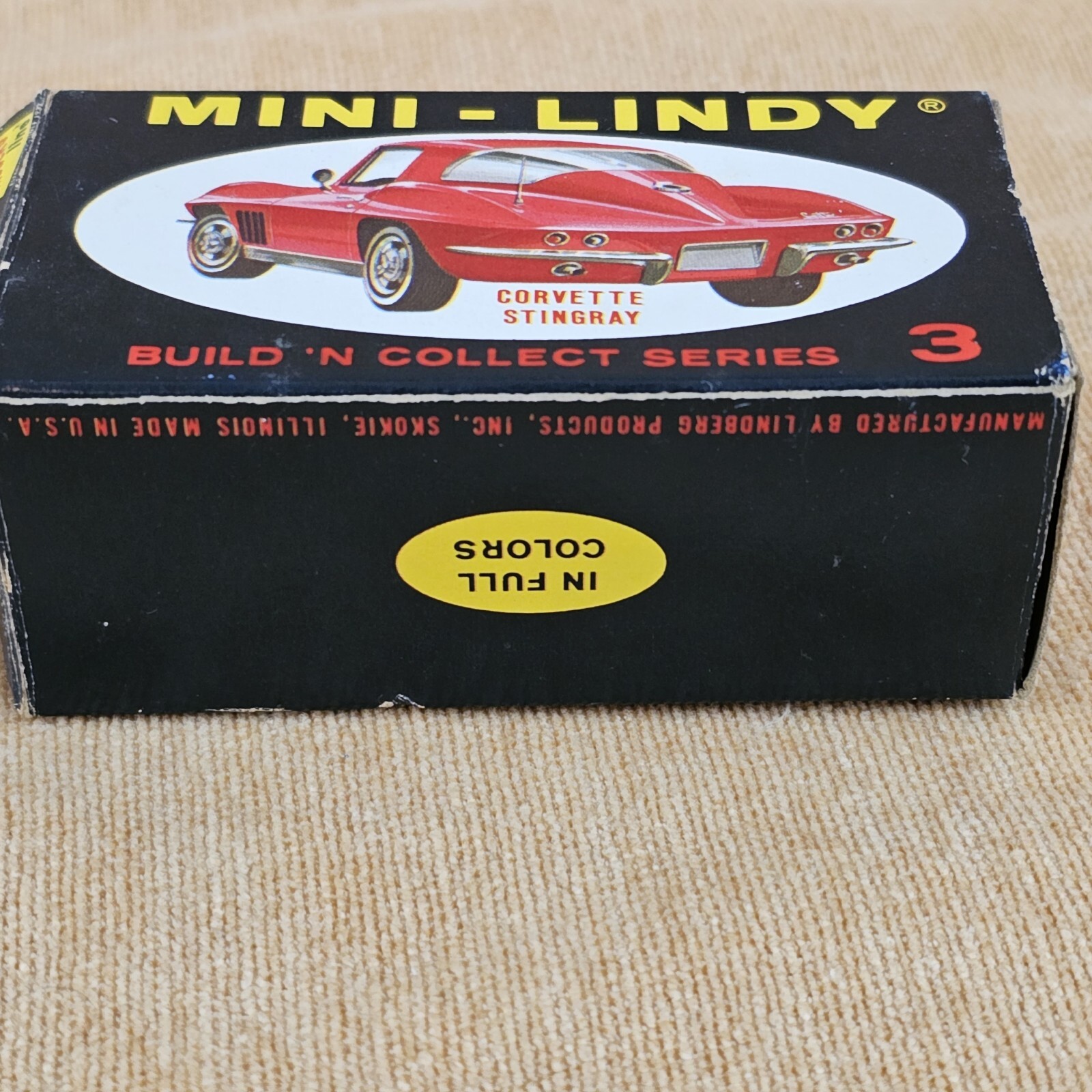 RED CORVETTE STINGRAY 1:64 Vintage 1967 Mini-Lindy Model Car Series 3 ...