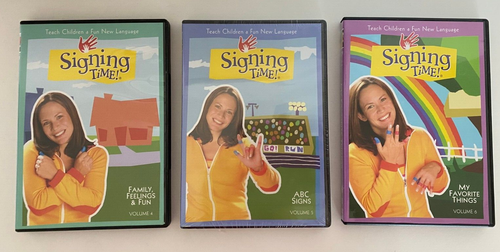 Signing Time! Series 1 Volumes 1-3: Everyday Signs [DVD] Ages 0-5 DVD ...