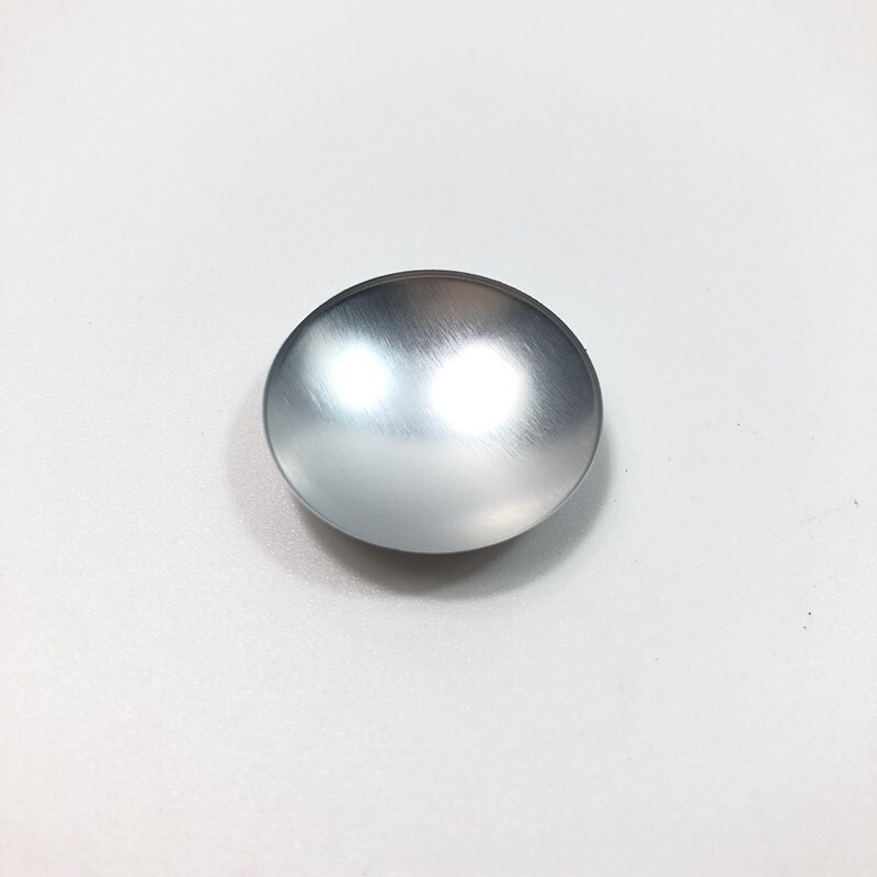 2- 26mm /1" Speaker Aluminum Dome Dust Cap Covers Silver Shinny Finish ...