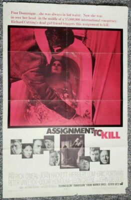 Assignment to Kill 1968 Patrick O'Neal Joan Hackett John Gielgud 1 Sheet Poster | eBay